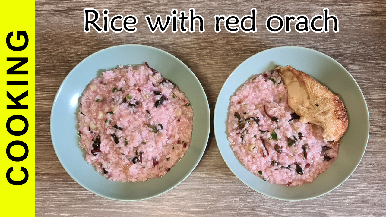 Quick and Easy Recipe, Rice With Red Orach - My Everyday Projects